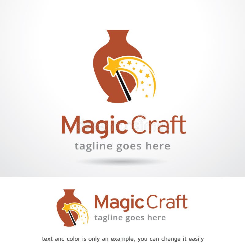 Magic Craft Logo Template Design Vector Stock Vector - Illustration of ...