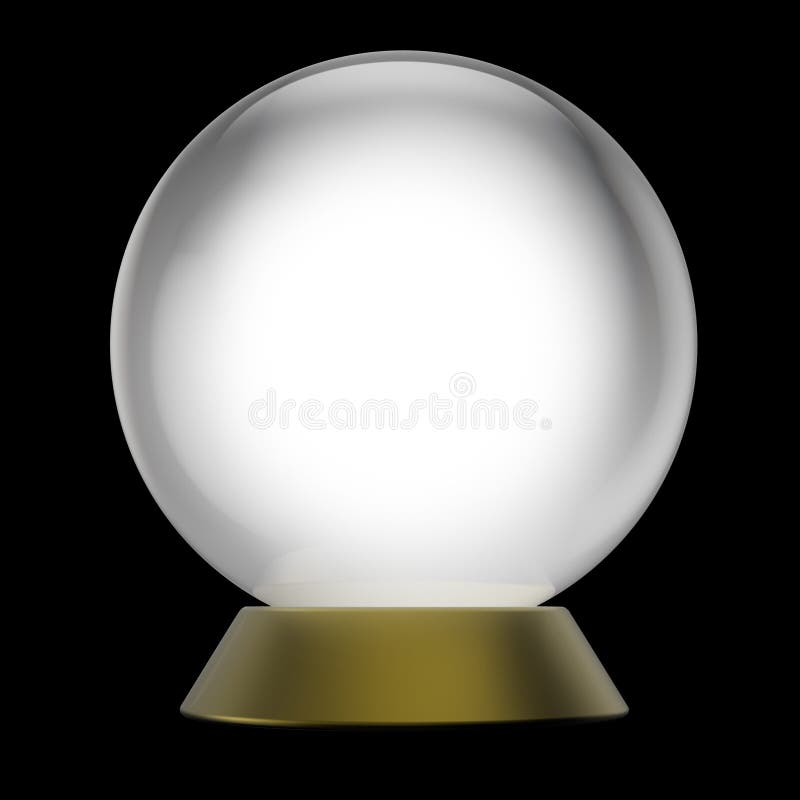 Magic Crystal Ball stock illustration. Illustration of clairvoyant ...