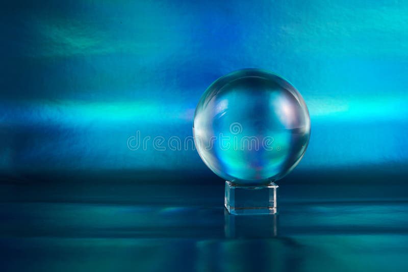 Magic Crystal Ball. Fortune Teller, Mind Power Concept. Stock Image ...