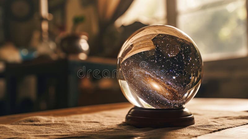 Magic Crystal Ball for Predictions with Universe Inside. Mystical ...