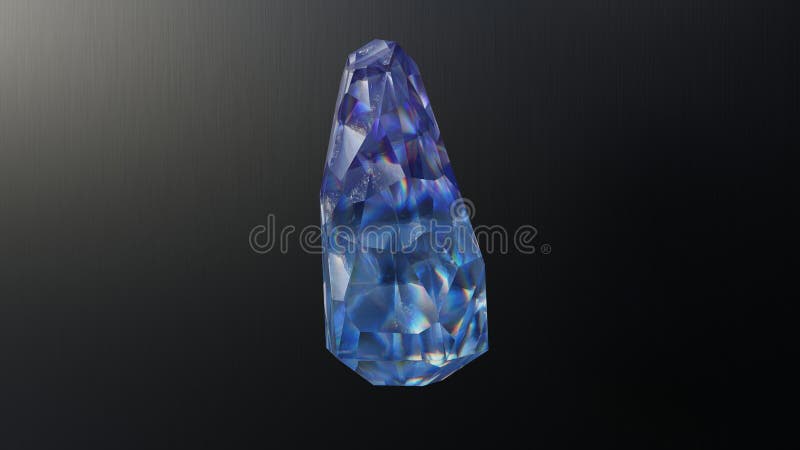 Magic Crystal with Dispersion Photorealistic 3D Rendering on Metal ...