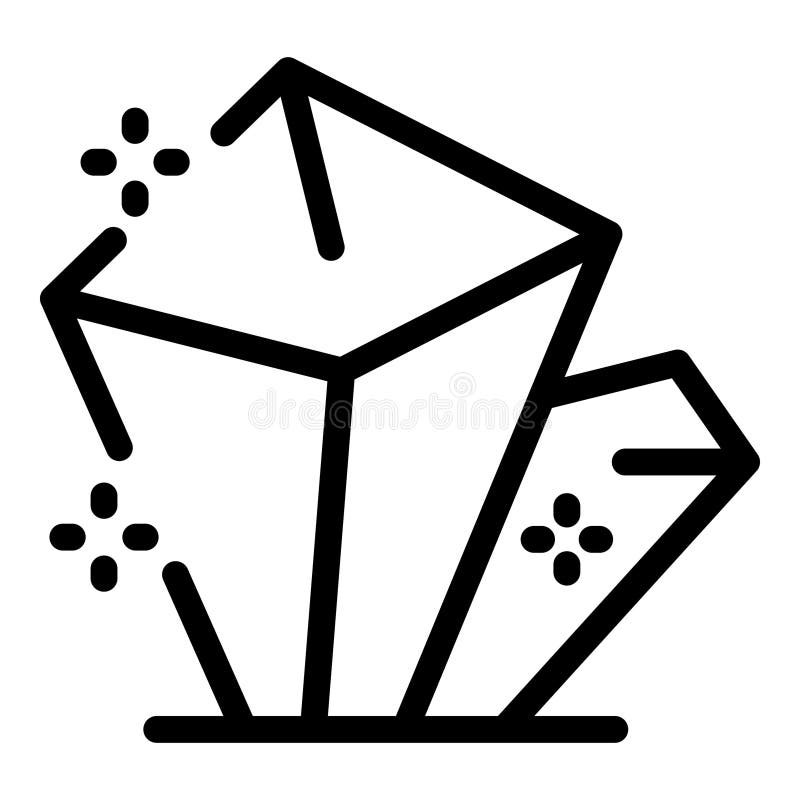 Magic Crystal Shining with Sparkling Light Effect Stock Vector ...