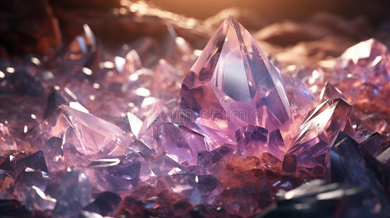 The Magic of Crystals Crystals Macro Shine and Overflo_002 Stock ...