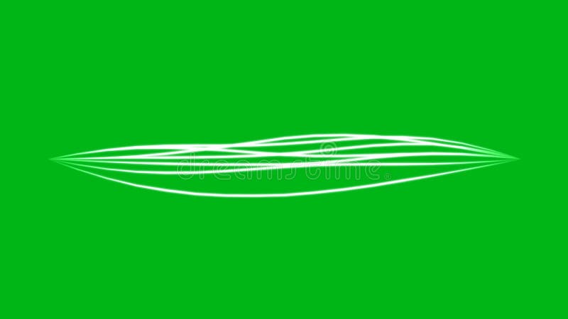 Magic Curved Lines Motion Graphics with Green Screen Background Stock ...
