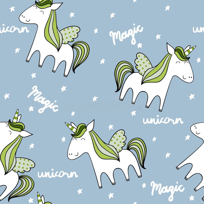 Magic cute unicorn stock vector. Illustration of greeting - 92948421