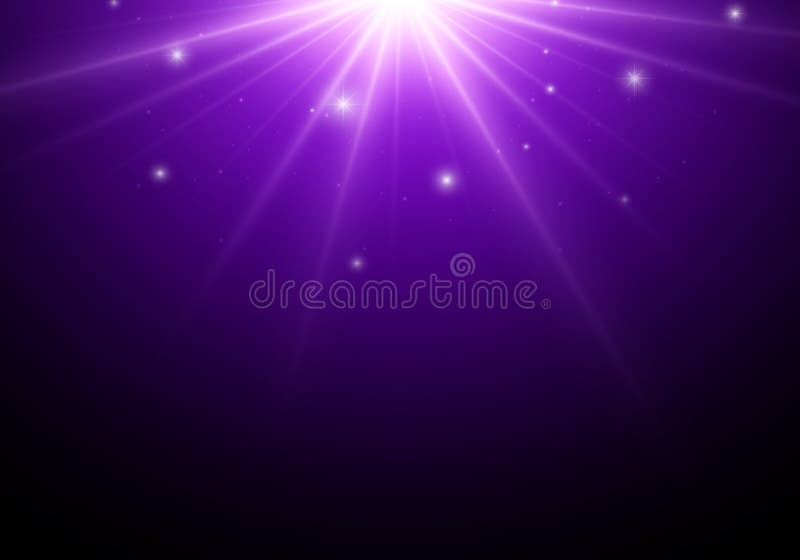 Magic Dark Background with Blue Star, Lights. Stock Vector ...