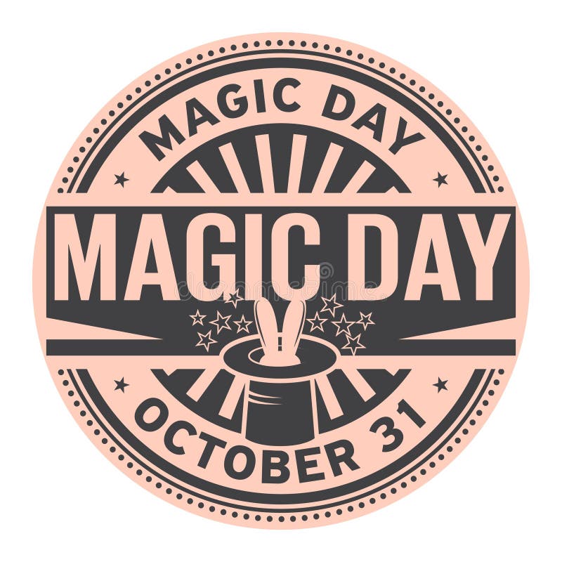 Magic Day, October 31 stock vector. Illustration of concept - 127654830