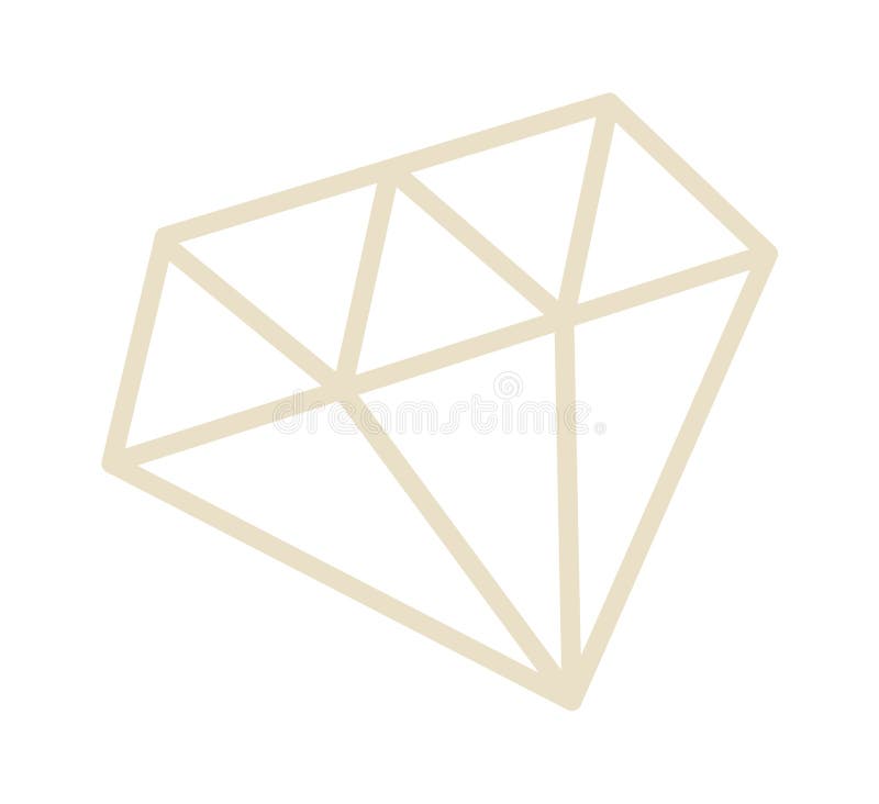 Magic Diamond for Rituals Flat Icon Stock Vector - Illustration of ...