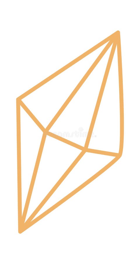 Magic Diamond for Rituals Flat Icon Stock Vector - Illustration of ...