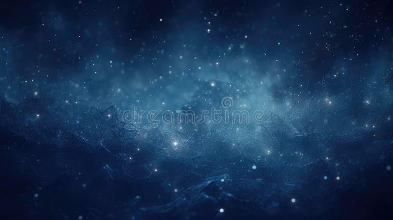 Magic dust blue particles stock illustration. Illustration of blue ...