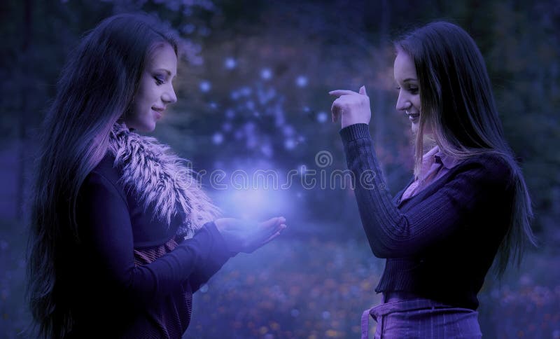 The Triple Goddess Symbol Magic Symbols Vintage Background Stock ...