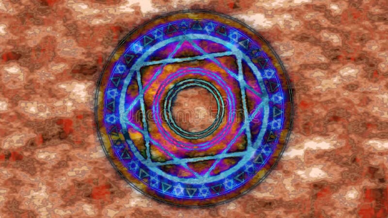 Magic Earth Circle Powerful Ancient Energy Double Circle Six Stars on ...