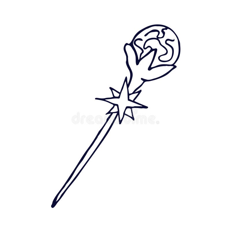 Magic Scepter Stock Illustrations – 2,715 Magic Scepter Stock ...