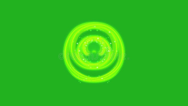 Magic Energy Circles Green Screen Motion Graphics Stock Footage - Video ...