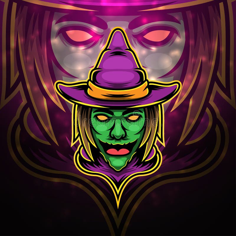 Magic Esport Mascot Logo Design Stock Vector - Illustration of crystal ...