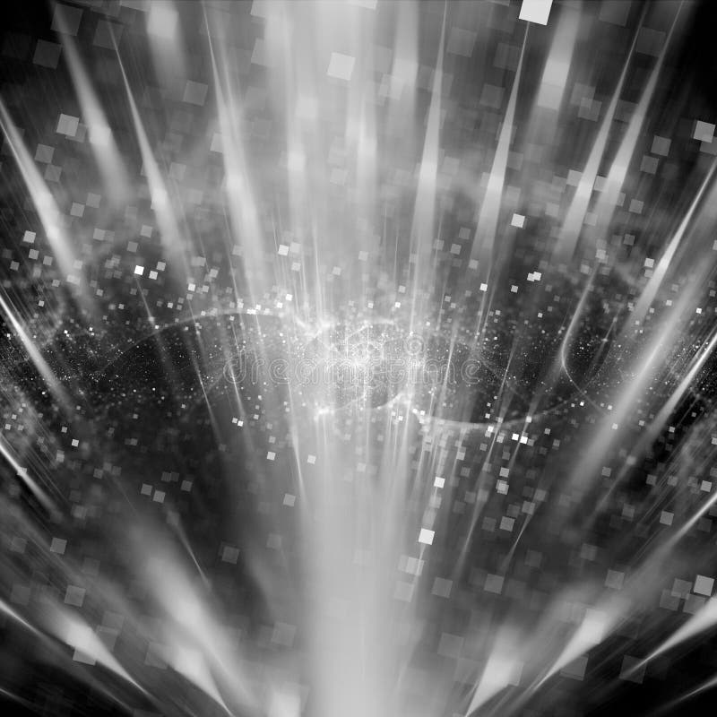 Magic Explosion of Particles in Space Texture Stock Illustration ...