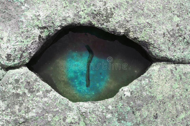 Magic eye stock photo. Image of stick, pool, stone, mountains - 24003832