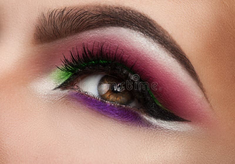 Magic eye stock image. Image of color, soul, mascara - 132077119