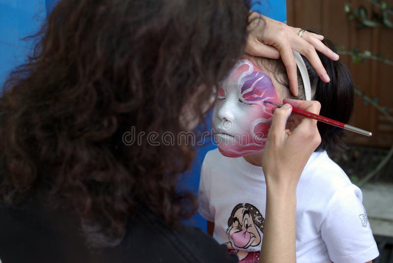 Magic face editorial stock photo. Image of circus, beauty - 14533463