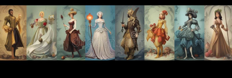 Magic Fairy Tale Characters Stock Photo - Image of child, cartoon ...