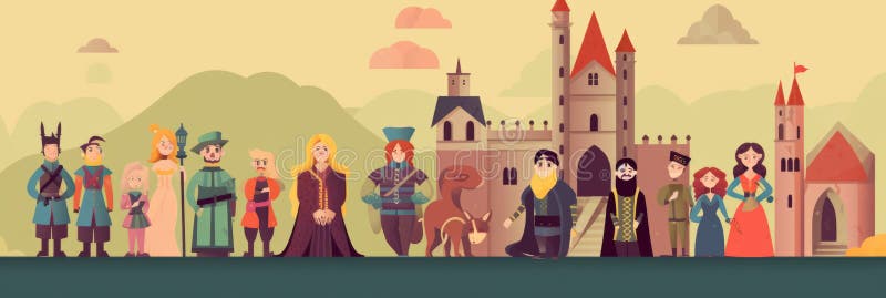 Magic Fairy Tale Characters Stock Photo - Image of legend, happy: 301486390