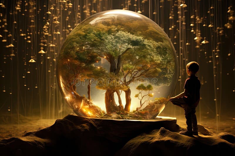 Magic Fairytale Scene in the Surreal Fantasy World Stock Image - Image ...