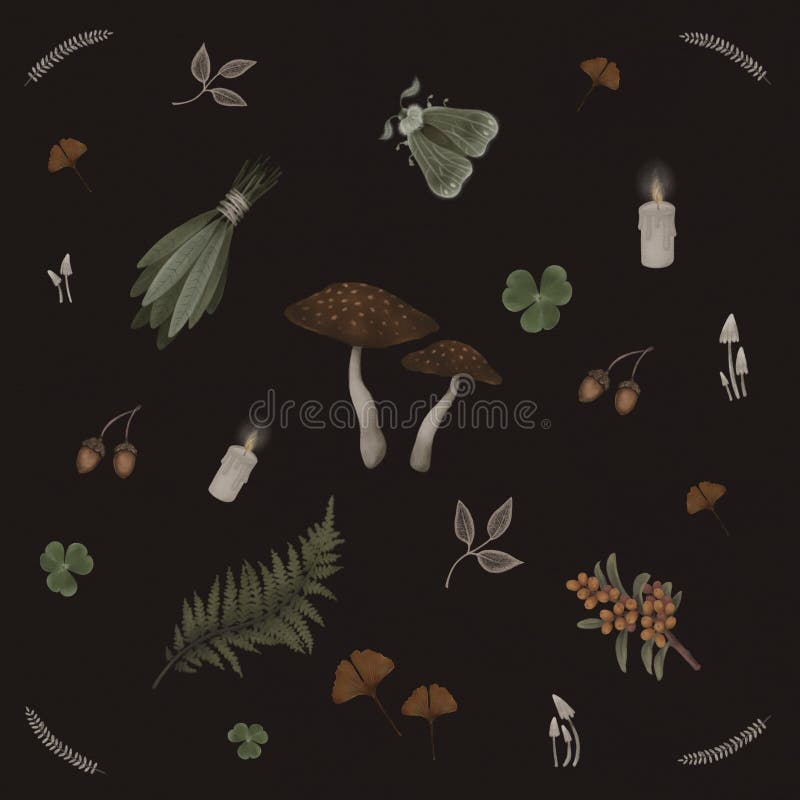 Magic Fall Digital Papers Digital Prints, Scrapbook Fabric Paper Stock ...