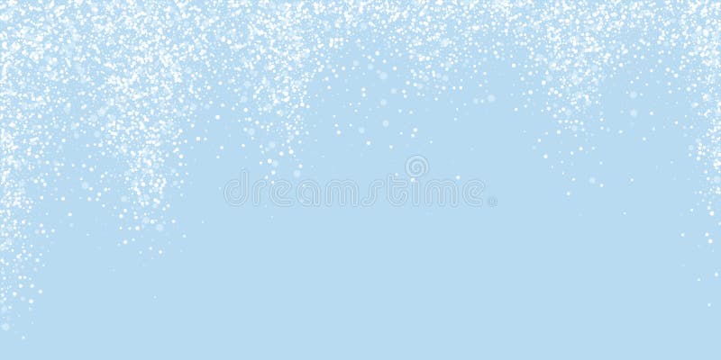 Magic Falling Snow Christmas Background Stock Vector - Illustration of ...