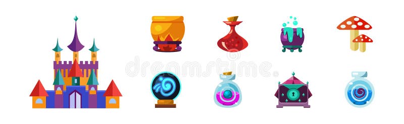 Wizardry Items Stock Illustrations – 297 Wizardry Items Stock ...