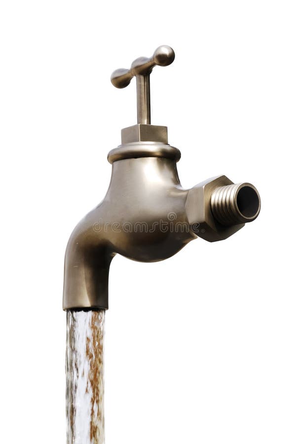 Magic Faucet stock photo. Image of silver, shiny, flowing - 27554472