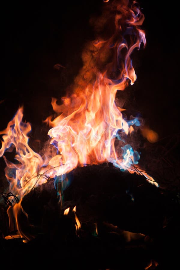 Magic fire. a figure from stock photo. Image of blue - 123267848