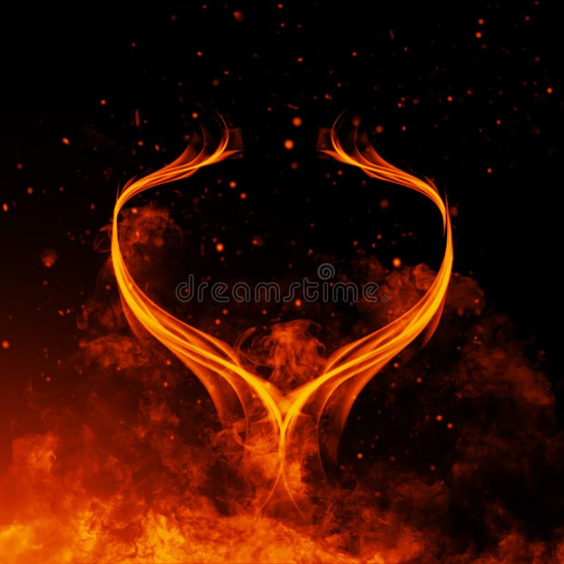 Magic Fire on Isolated Background. Perfect Explosion Effect for ...