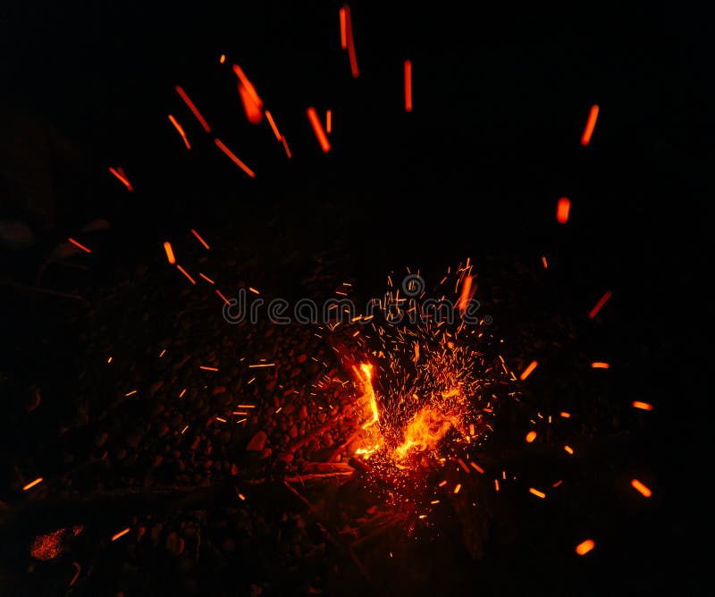 Magic fire stock photo. Image of hotly, background, flint - 54230388