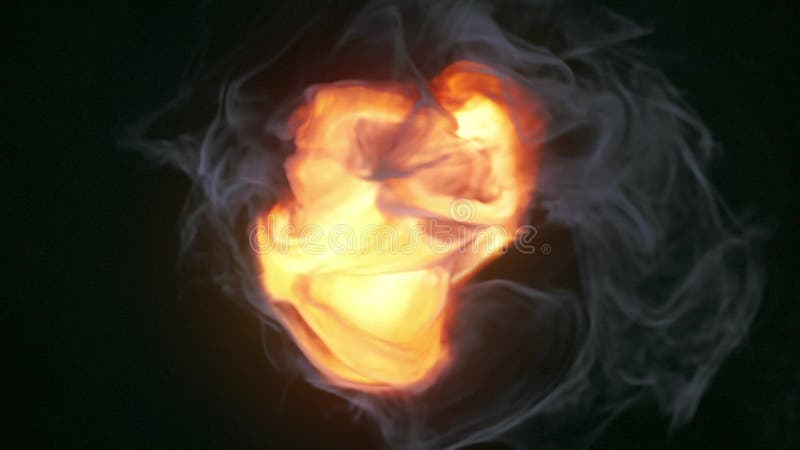 Magic Fire Vortex. 3d Rendering Loop Animation Background HD Stock ...