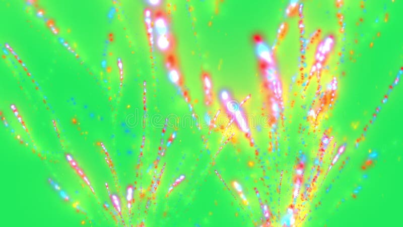 Magic Fireworks with Particles and Sparks Stock Footage - Video of ...