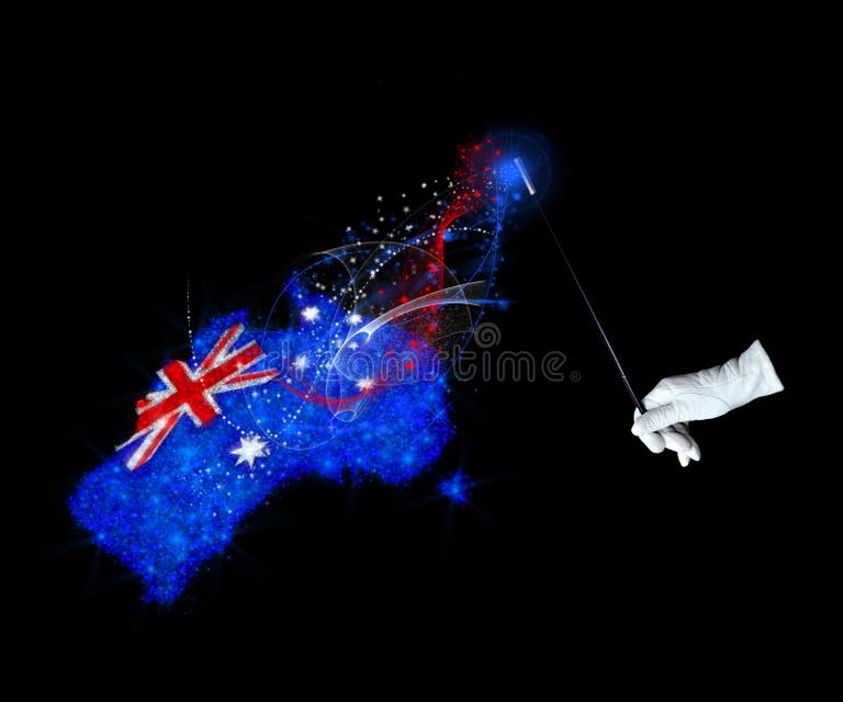 Magic Flag Australia Stock Illustrations – 35 Magic Flag Australia ...