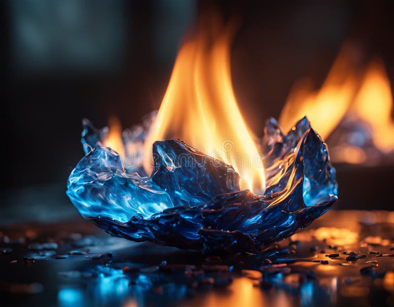 Magic Flame stock photo. Image of flame, elegant, colorful - 293422892