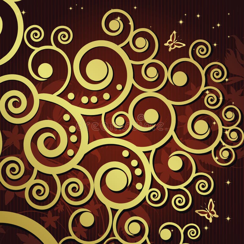 Magic floral background stock vector. Illustration of magic - 13197289