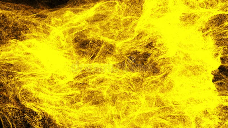 Magic Flow of Golden Particles Stock Illustration - Illustration of ...