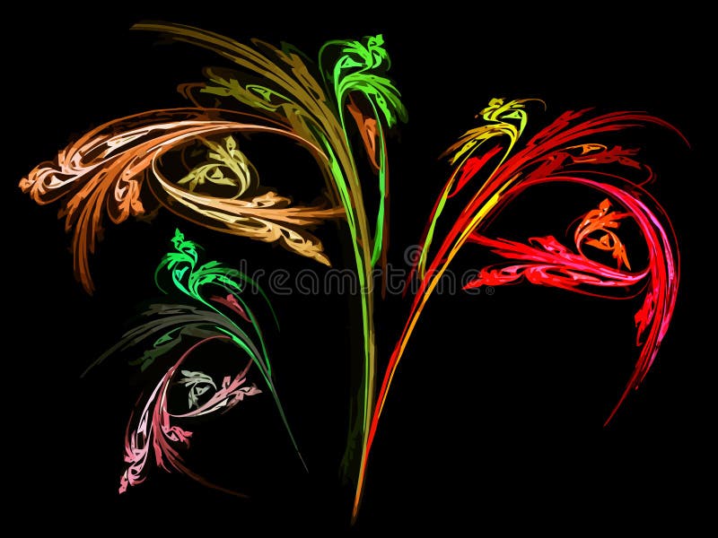 Magic flowers stock illustration. Illustration of fantasy - 11856721