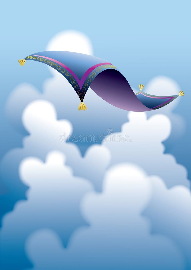 Aladdin Magic Carpet Stock Illustrations – 955 Aladdin Magic Carpet ...