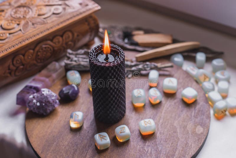 Magic and Fortune Teller, Destiny Concept Stock Photo - Image of herbs ...