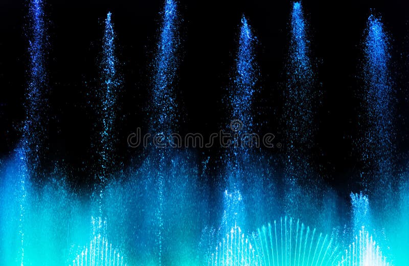 Magic fountain. stock image. Image of evening, cyprus - 167095511