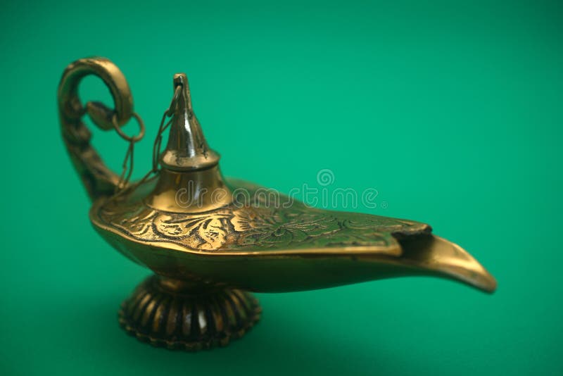 Magic Genie Lamp stock image. Image of aladdin, ancient - 4922913