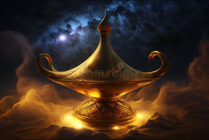 Magic Genie Lamp. Neural Network AI Generated Stock Photo - Image of ... Magic Genie Lamp. Neural Network AI Generated Stock Photo - Image of ...