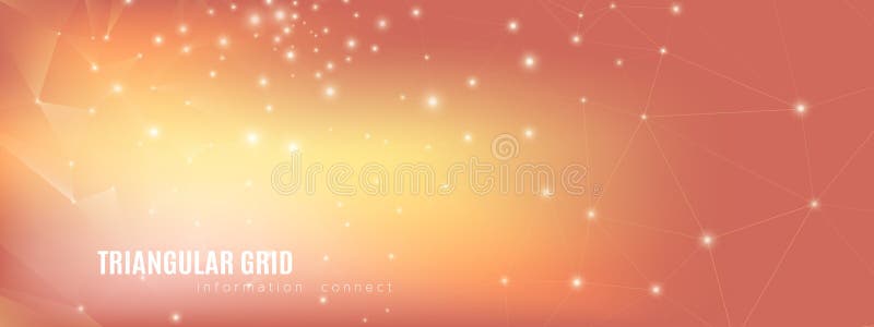 Magic Geometric Connection. Technology Future Stock Vector ...