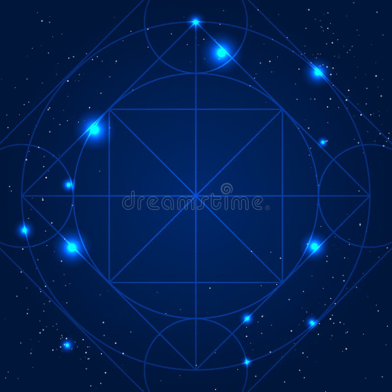 Vector Magic Geometry Sign stock vector. Illustration of artifact ...