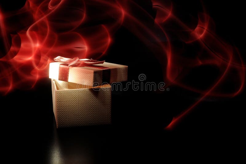 Magic gift box stock image. Image of birthday, gift, glitter - 34106047