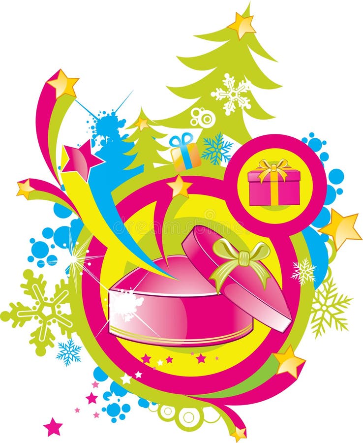 Magic gift box stock vector. Illustration of heart, christmas - 11353141