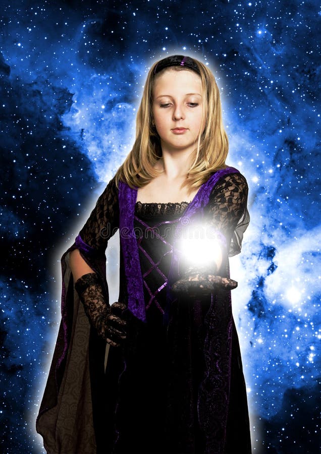 Magic girl stock image. Image of magic, magical, spiritual - 11193475